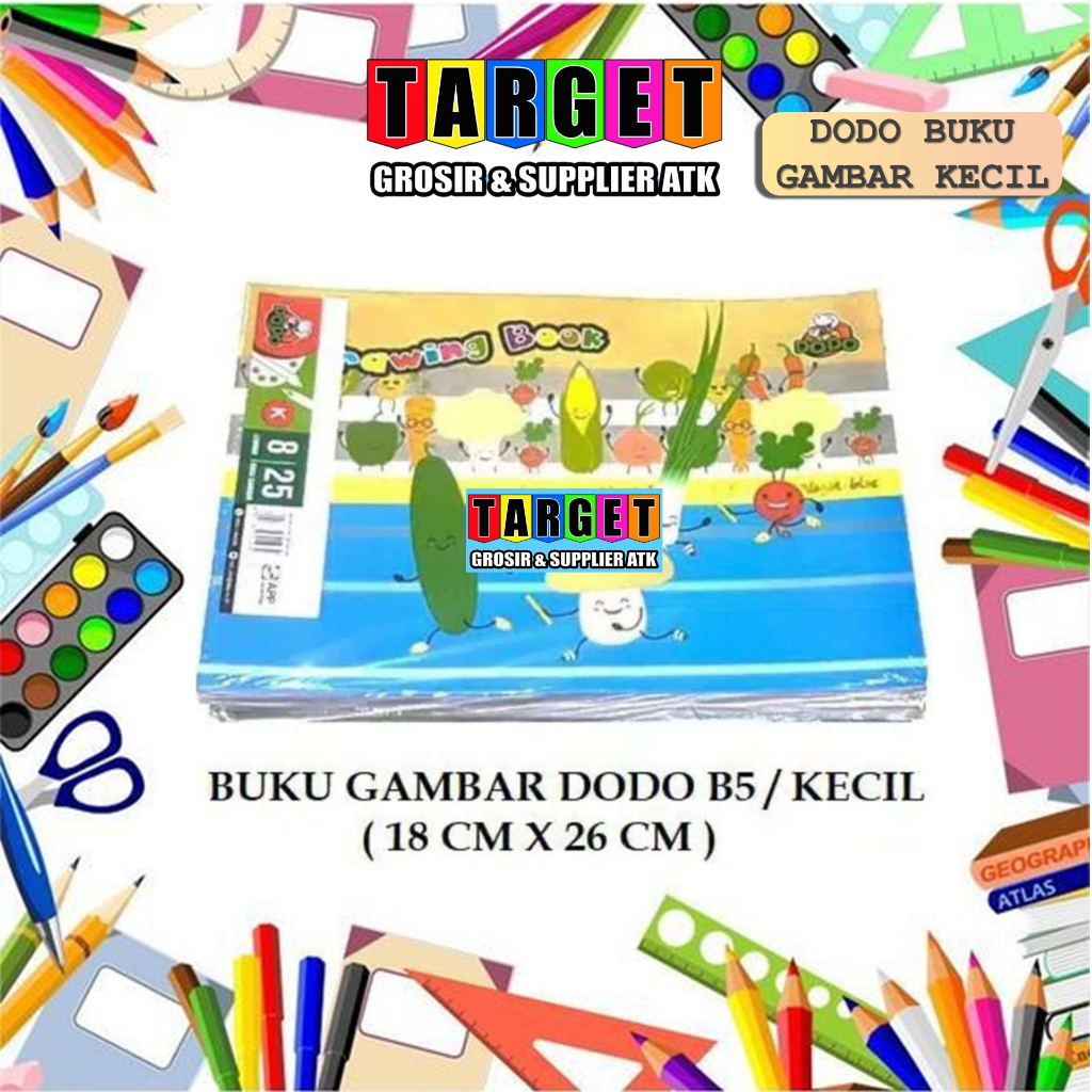 Jual DODO BUKU GAMBAR K / BUKU MENGGAMBAR KECIL / DODO DRAWING BOOK (5 ...