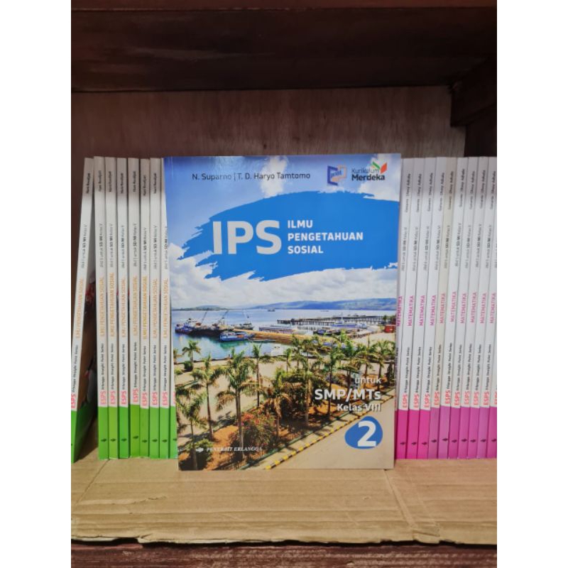 Jual OBRAL Buku SMP IPS Kelas 8 Kurikulum Merdeka Erlangga | Shopee ...