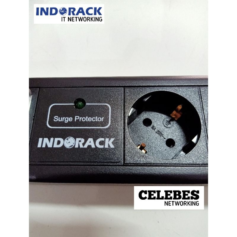 Jual PDU8G PDU INDORACK 8 Outlet 16A Germany Socket Power Distribution ...