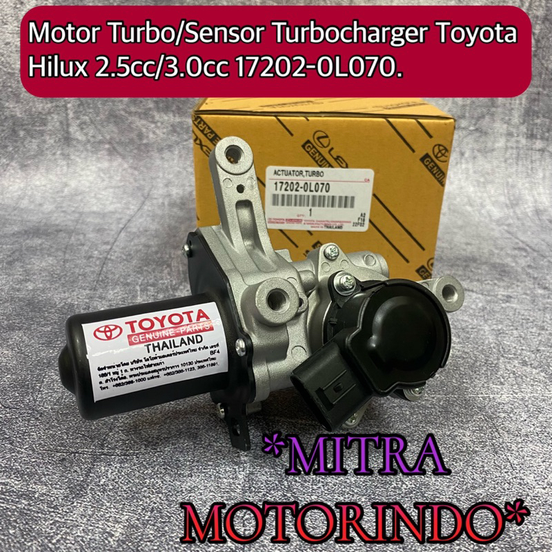 Jual Motor turbocharger solenoid turbo toyota hilux 2.5cc 3.0cc 17201 ...