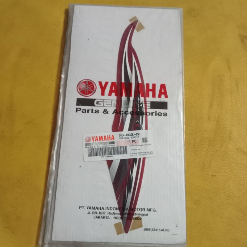 Jual striping stiker panel bodi depan KIRI Yamaha Mio soul 2009 2010 ...