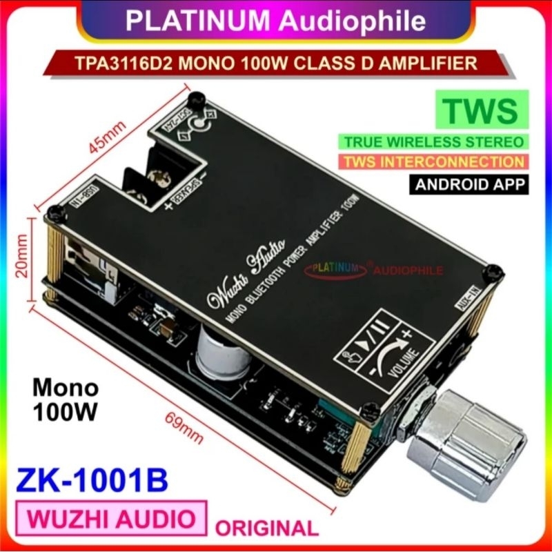 Jual TPA3116 Amplifier Class D 100W TWS Bluetooth 5.1 Hifi Class D ...