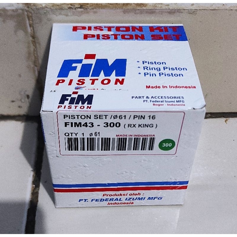 Jual Piston Set RXKing FIM 43(Federal Izumi Manufacturing) | Shopee ...