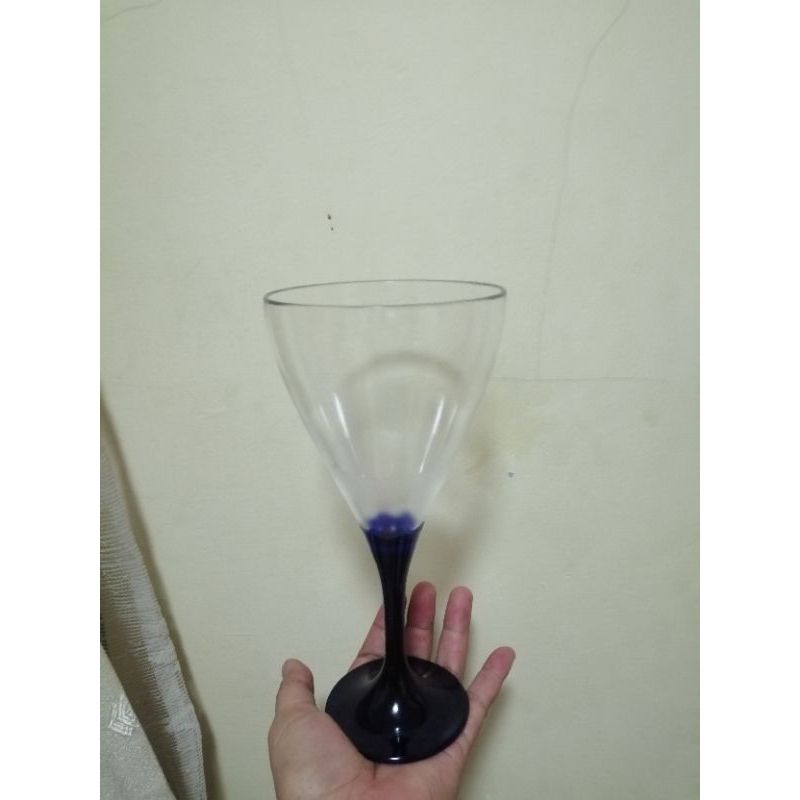 Jual gelas wine tupperware / gelas tupperware berkaki / sherly glass (1 ...