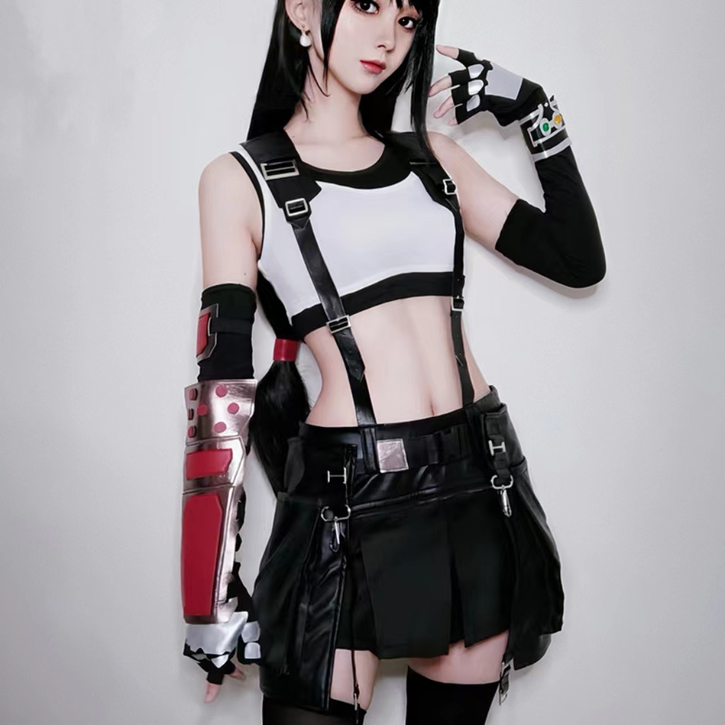 Jual Final Fantasy 7 remade Tifa Tifa cosplay anime game clothing tight ... Jual Final Fantasy 7 remade Tifa Tifa cosplay anime game clothing tight ...