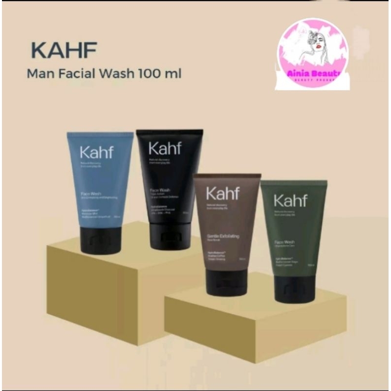 Jual KAHF Facial Wash Skin Energizing and brightening/Oil and Acne Care ...