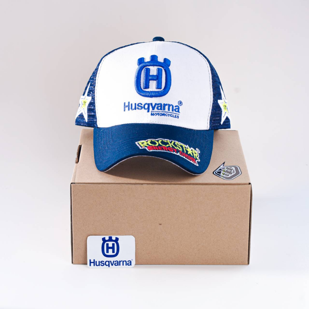 Jual TOPI SNAPBACK JARING HUSQVARNA ROCKSTAR TEAM / snapback racing ...