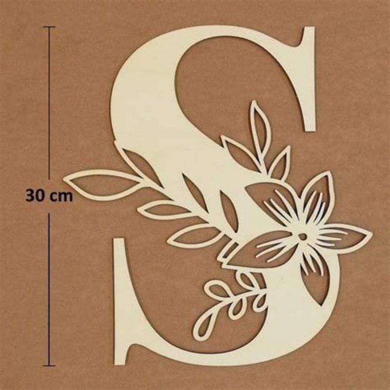 Jual Huruf Backdrop huruf Dekorasi Kertas/Karton Spot light ukuran 30cm ...