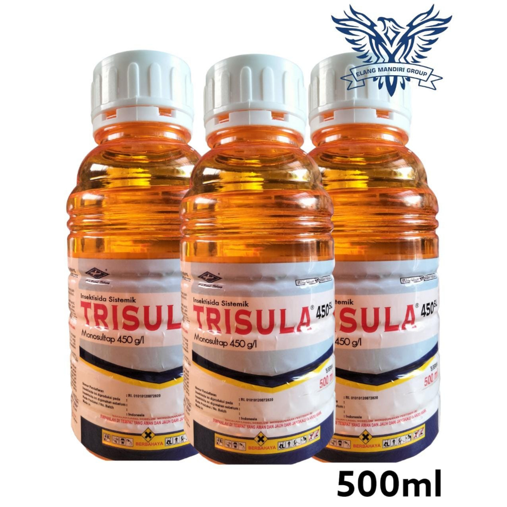 Jual Trisula 450SL 500ml Insektisida Sistemik Monosultap 450 g/l Basmi ...