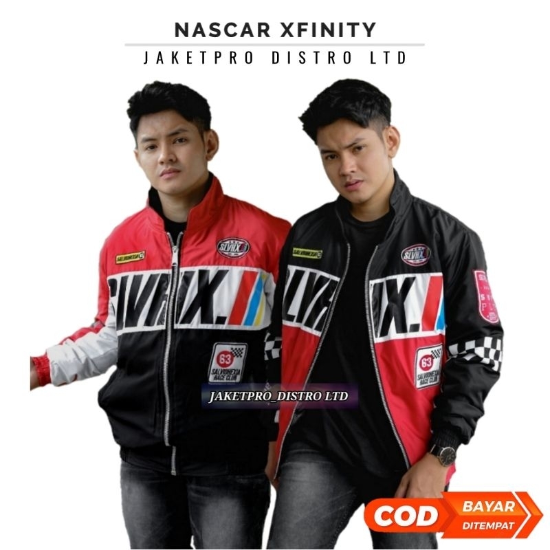 Jual Jaket Nascar Racing Pria SLVHX Tebal Jaket Balap Xfinity Original ...