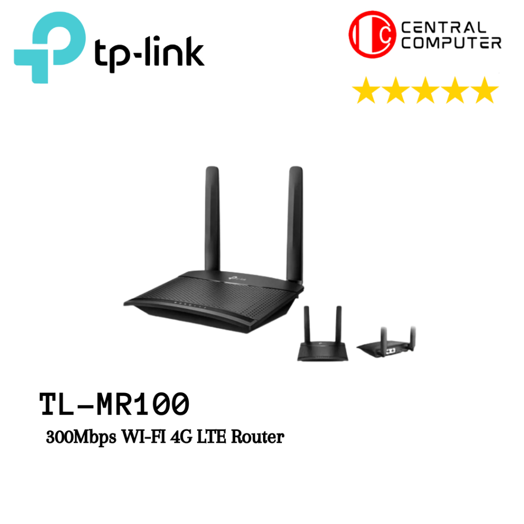 Jual TP-Link TL-MR100 300 Mbps Wireless N 4G LTE Router | Shopee Indonesia