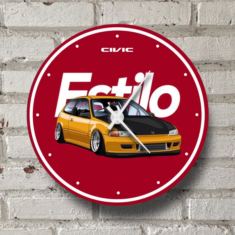 Jual jam dinding honda estilo vtec japan | Shopee Indonesia