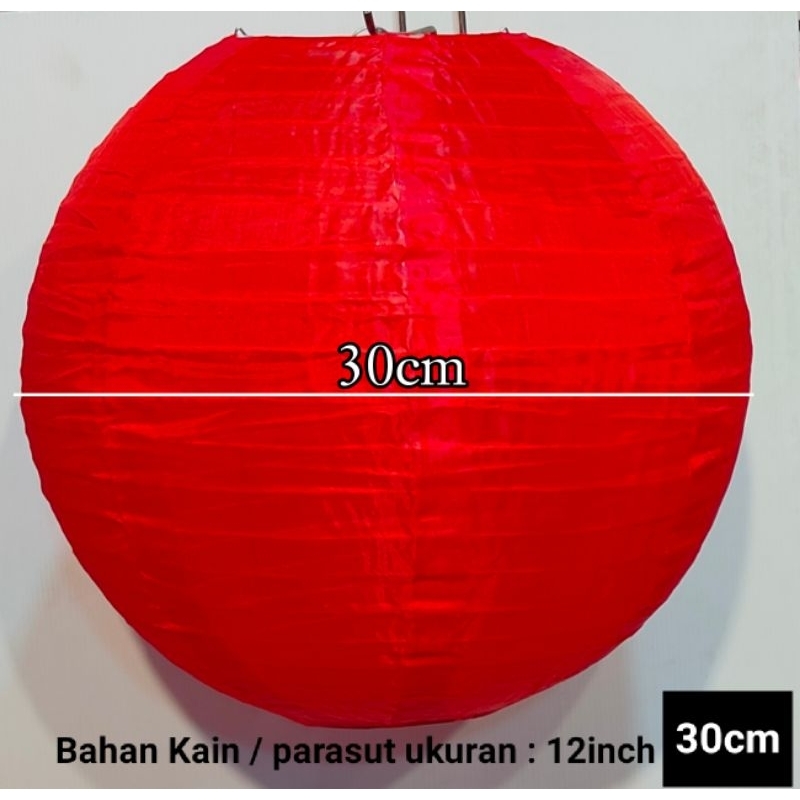 Jual Lampion Merah Putih polos kain lampion kain lampion polos | Shopee ...