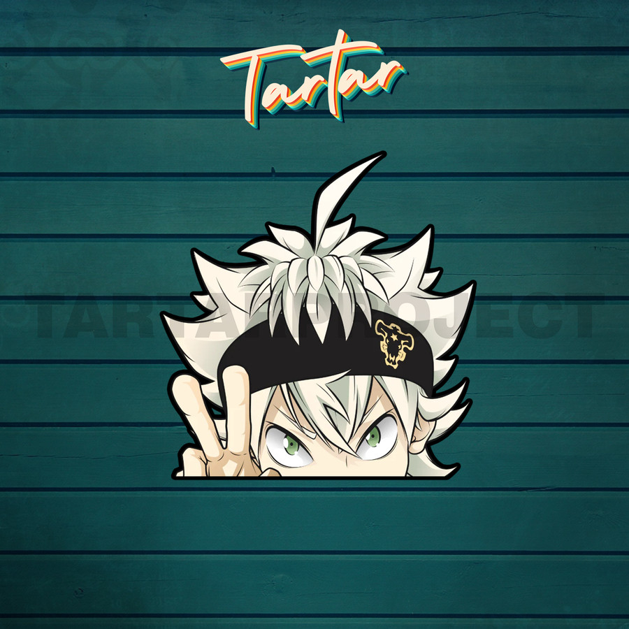 Jual Sticker Stiker Vinyl - Anime Peeker Asta Black Clover | Shopee ...