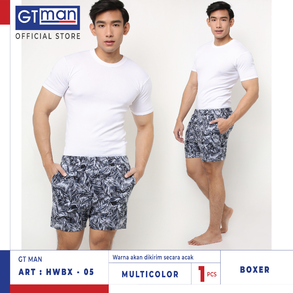 Jual GT MAN - SPORT - HOMEWEAR BOXER - BAHAN KATUN - BOXER PRIA DEWASA ...