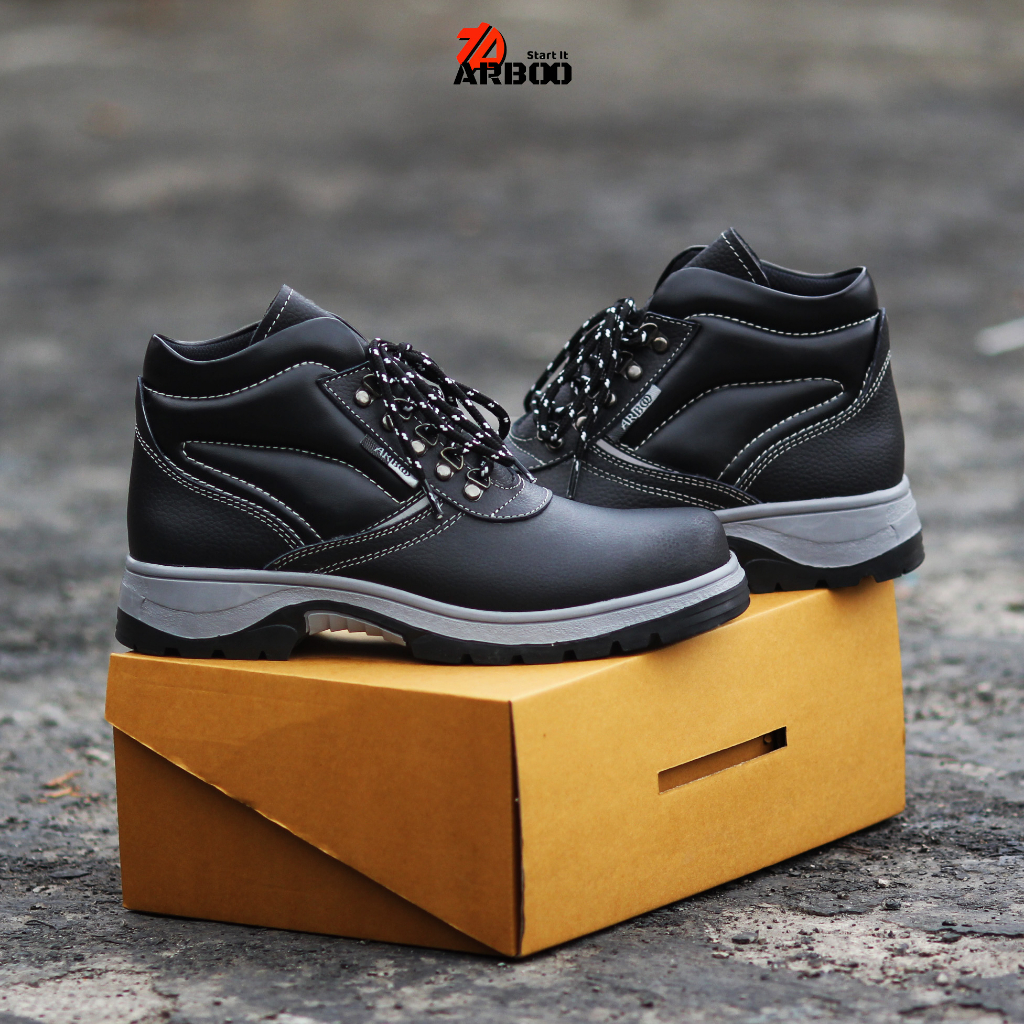 Jual sepatu safety bots tactical haiking adventure CH-16 6inc ujung ...