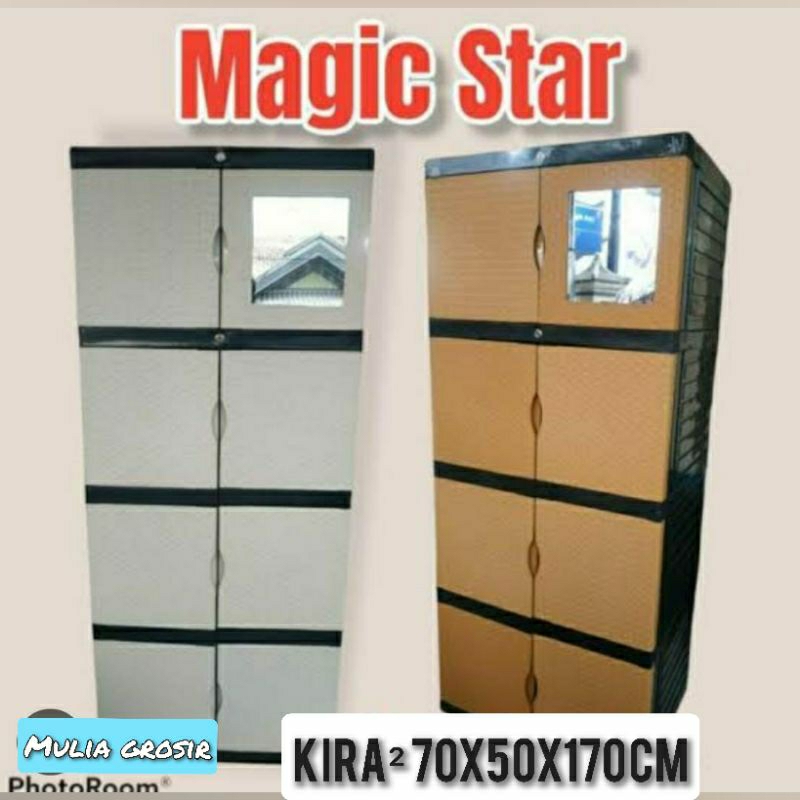 Jual Lemari Plastik Lemari MagicStar Model Rak Rotan Susun 4 | Shopee ...