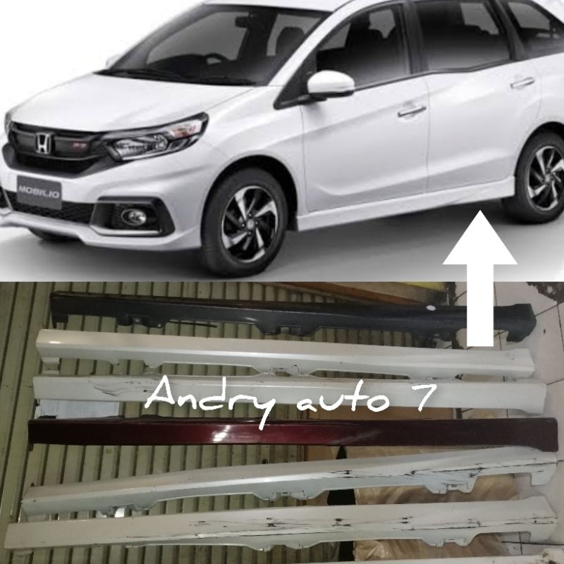 Jual side skirt bodykit samping mobilio rs | Shopee Indonesia