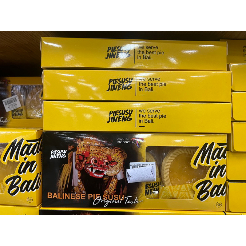 Jual PIE SUSU JINENG rasa ORIGINAL oleh oleh khas bali isi 6 pch ...