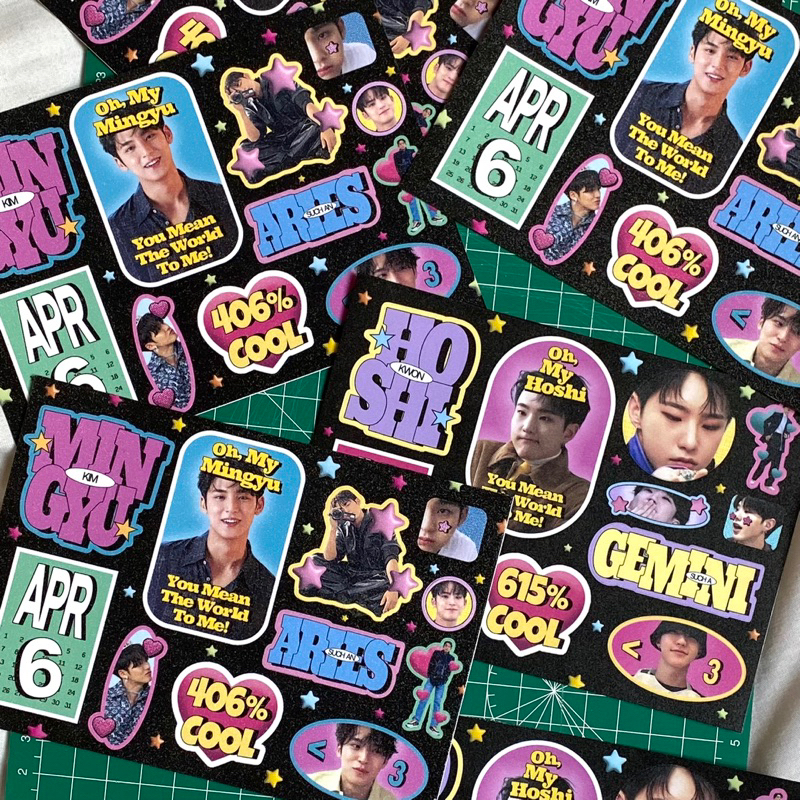 Jual All Things, You! — SEVENTEEN Sticker Sheet | Shopee Indonesia