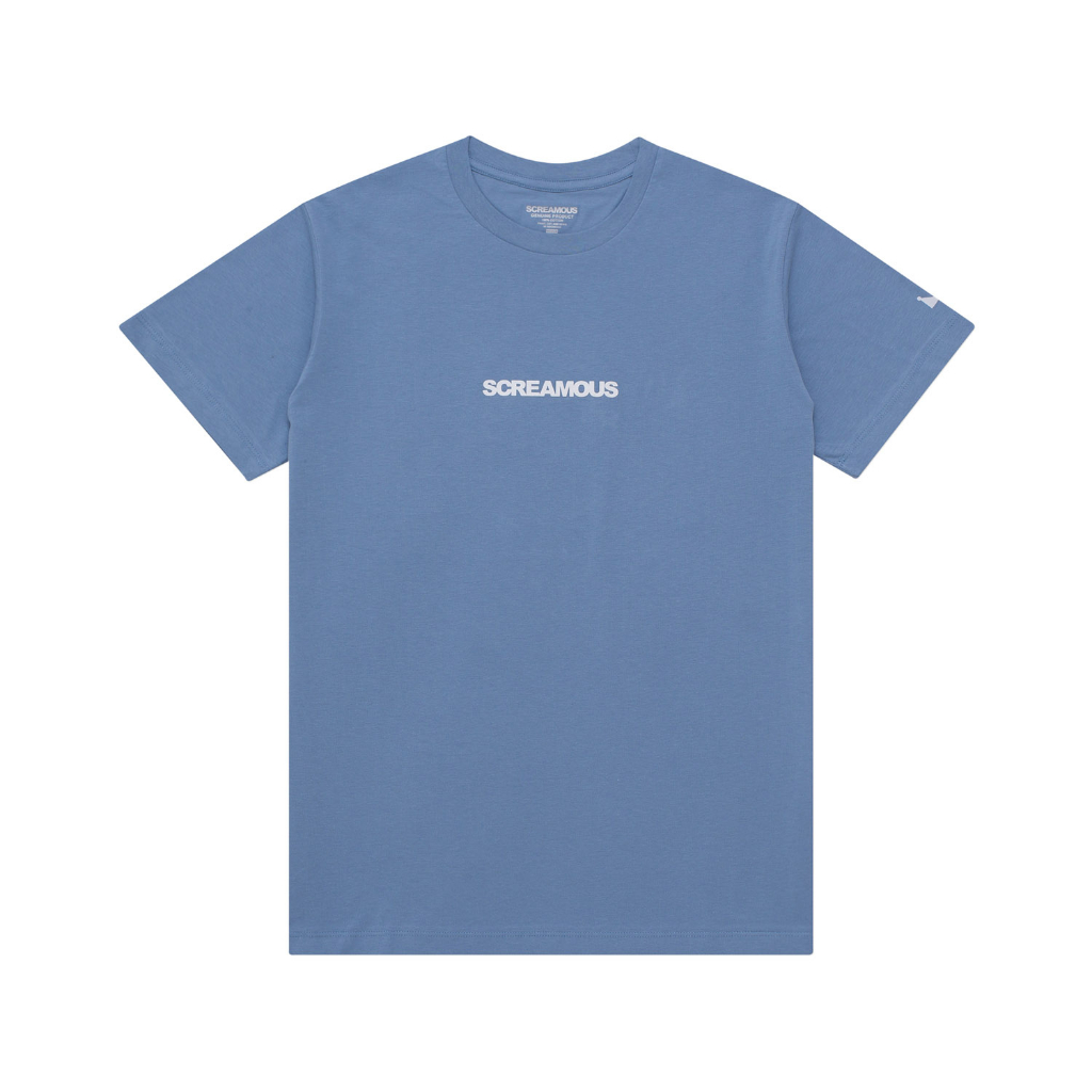 Jual Screamous Kaos T-Shirt LEGEND TINY ON WHITE FADED DENIM | Shopee ...