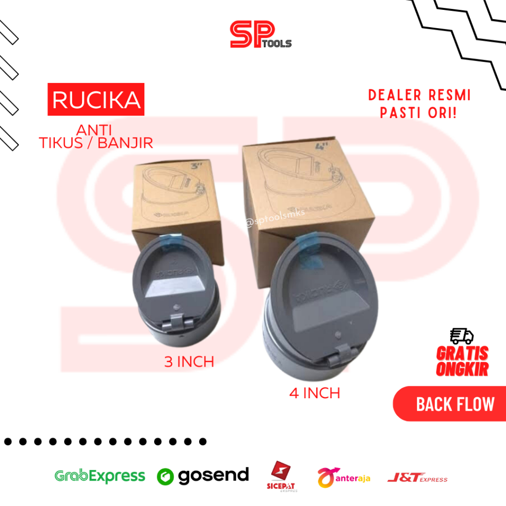 Jual PIPA DOP PEMBUANGAN BACKFLOW / BACK FLOW PENUTUP PIPA ANTI BAU ...