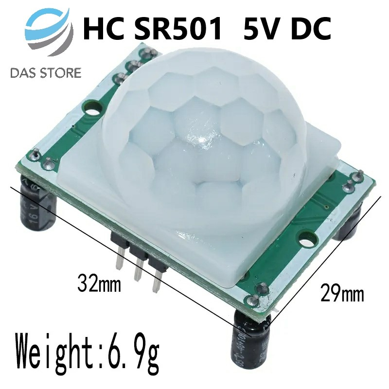Jual HC-SR501 modul PIR Motion Sensor HCSR501 HC SR501 Detector Gerak ...