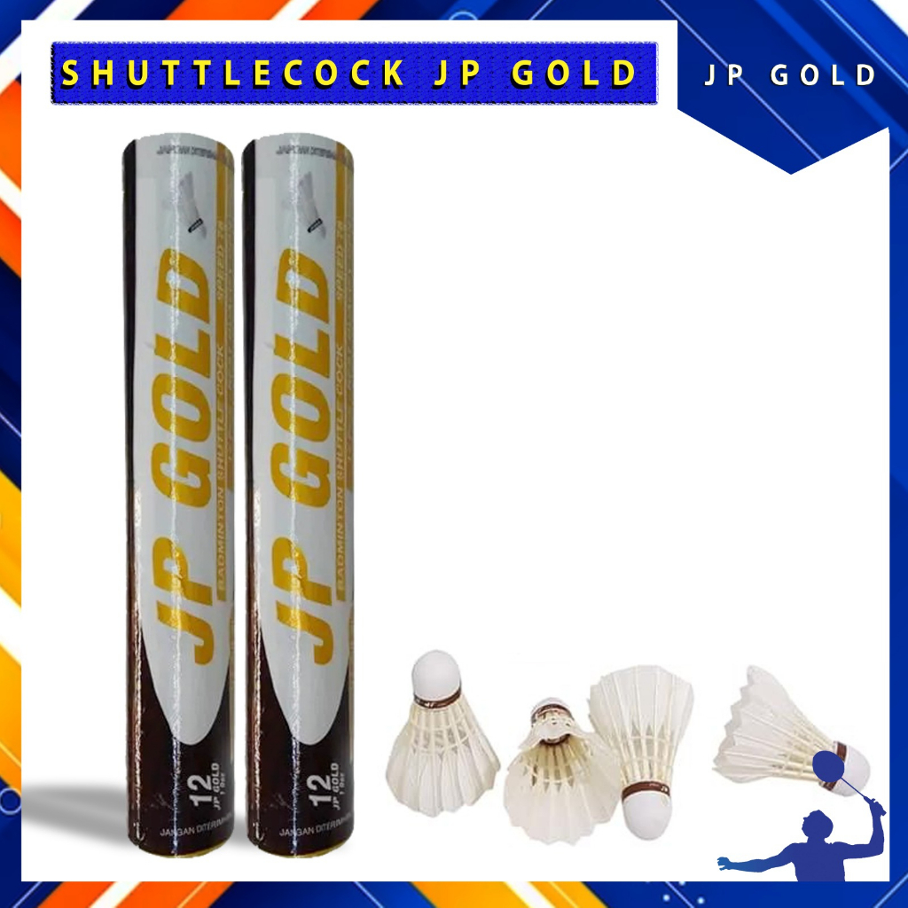 Jual SHUTTLECOCK KOK BADMINTON - JP GOLD - ORIGINAL | Shopee Indonesia