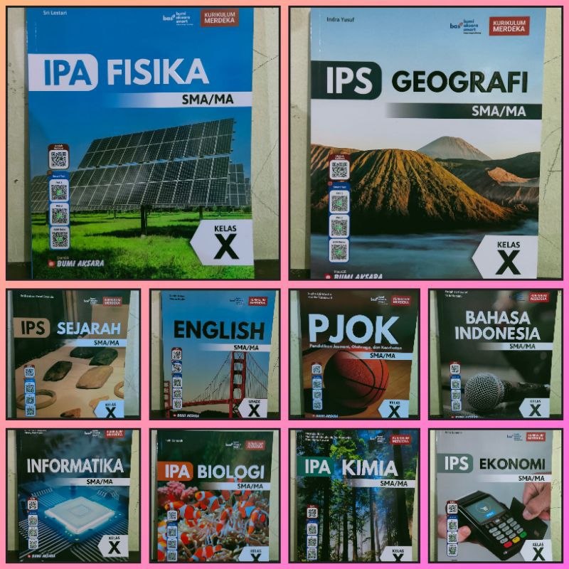 Jual Buku Paket SMA Kelas X/10 Kurikulum Merdeka Bumi Aksara | Shopee ...