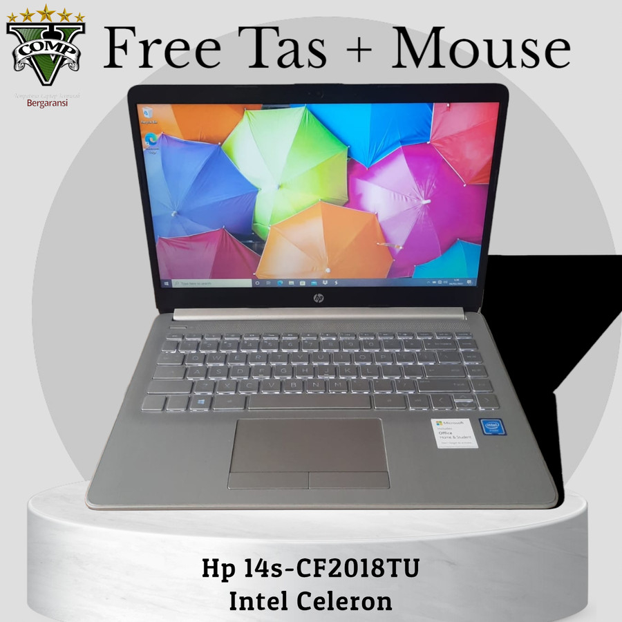 Jual Laptop Hp 14s-cf2018TU, Intel Celeron-N4020, Hdd 1Tb, Ram 4Gb ...
