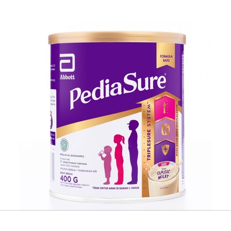 Jual PediaSure Triplesure Classic Milky 400 gr | Shopee Indonesia