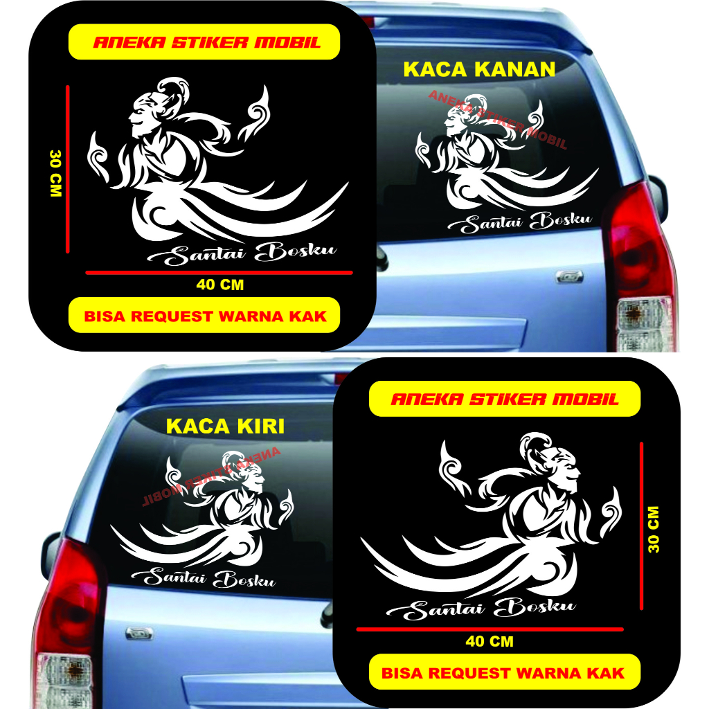 Jual Stiker Wayang Gatotkaca Sticker kaca mobil Model Wayang | Shopee ...