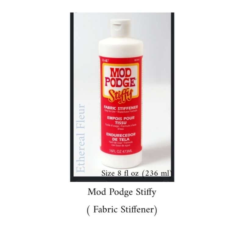 Jual Mod Podge Stiffy Fabric Stiffener Made in USA | Shopee Indonesia