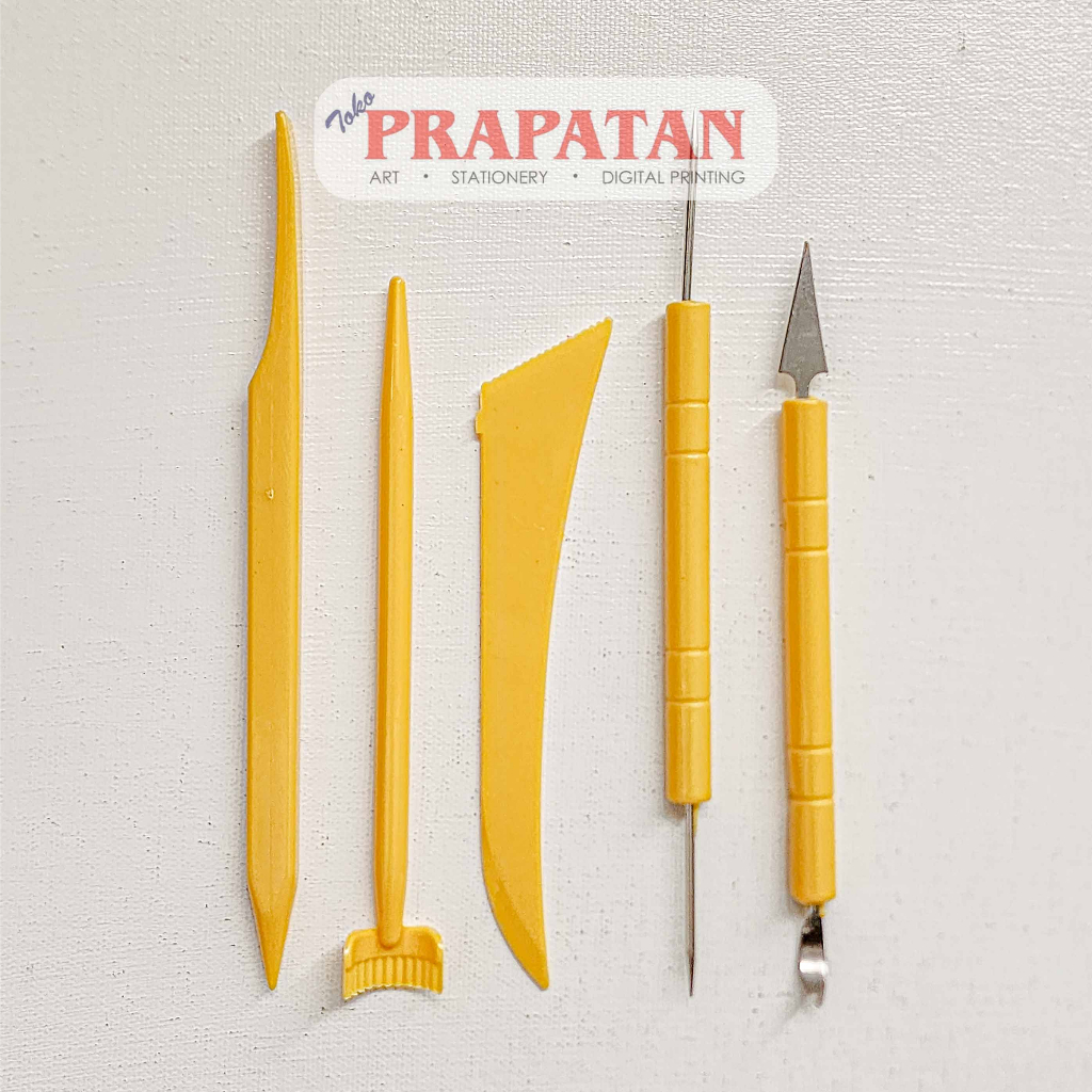 Jual V-TEC Alat Clay Knife Plastik VT23/5 | Clay Tool | Pottery ...