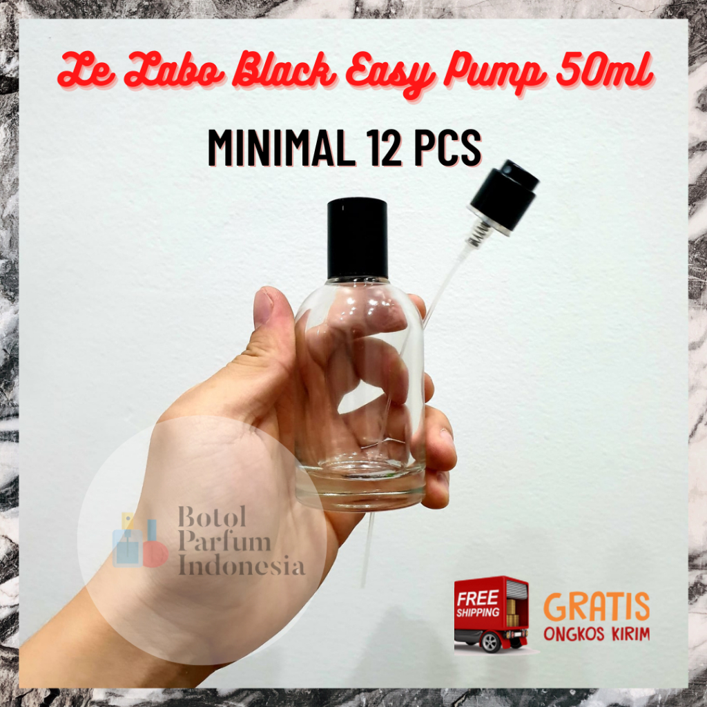 Jual BOTOL PARFUM LE LABO BLACK 50ML EASY PUMP - BOTOL PARFUM KOSONG LE ...