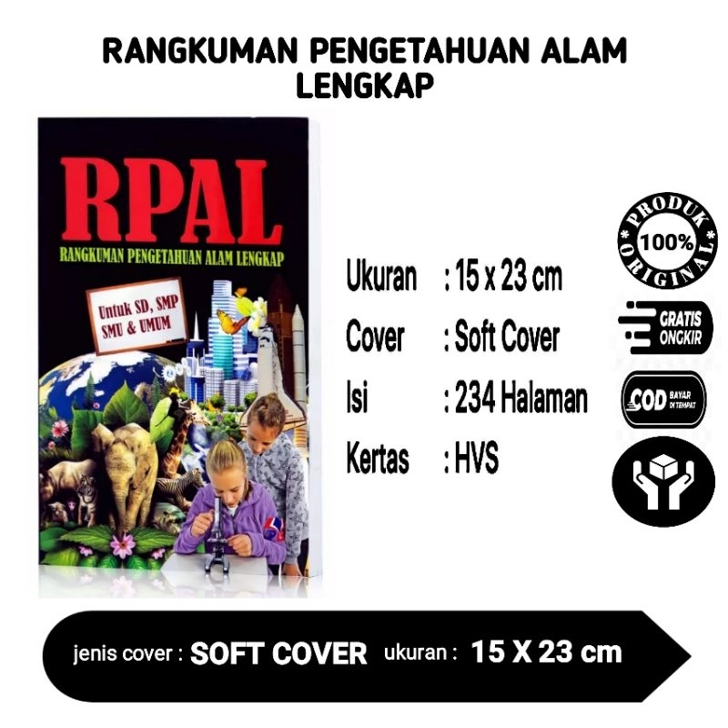 Jual BUKU RPAL UNTUK SD SMP DAN UMUM / RANGKUMAN PENGETAHUAN ALAM ...