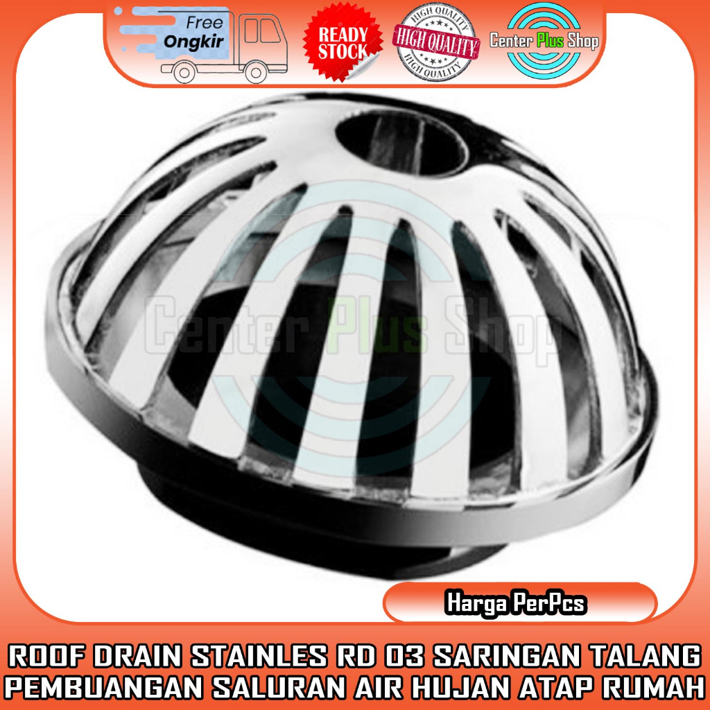 Jual ROOF DRAIN RD 03 STAINLESS 2” 3” IN INCI INCH INCHI SARINGAN ...