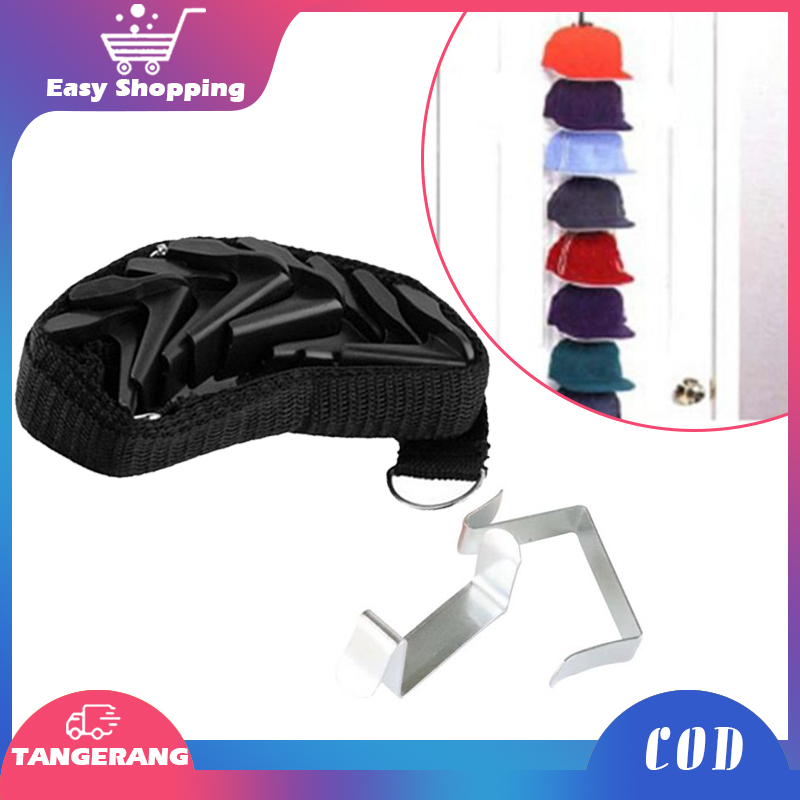 Jual 190*2.5cm Gantungan Topi Dinding Rak Topi Gantung Cap Organizer ...
