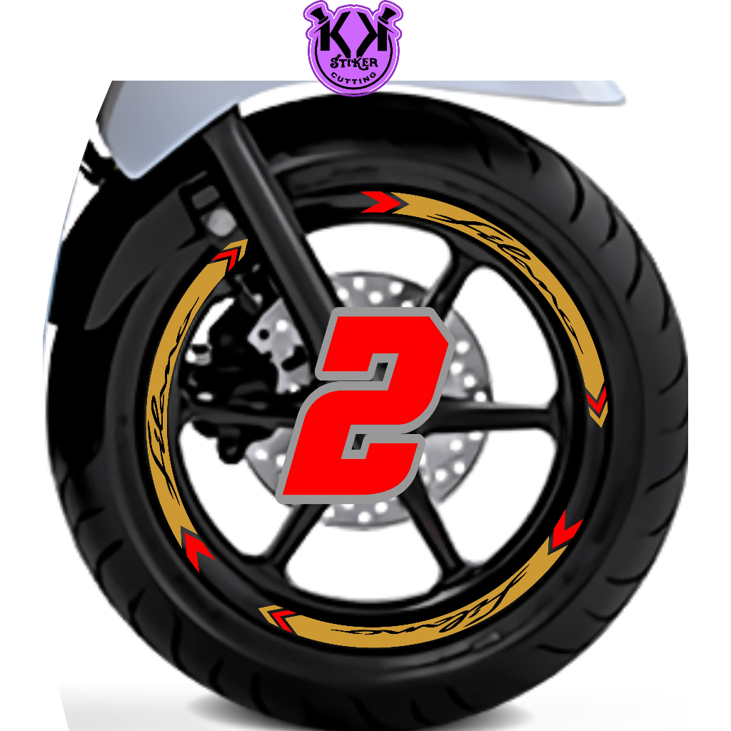 Jual SC.235/STIKERCUTTINGVELG/STIKER VARIASI/STIKER LIS VELG/STIKER ...