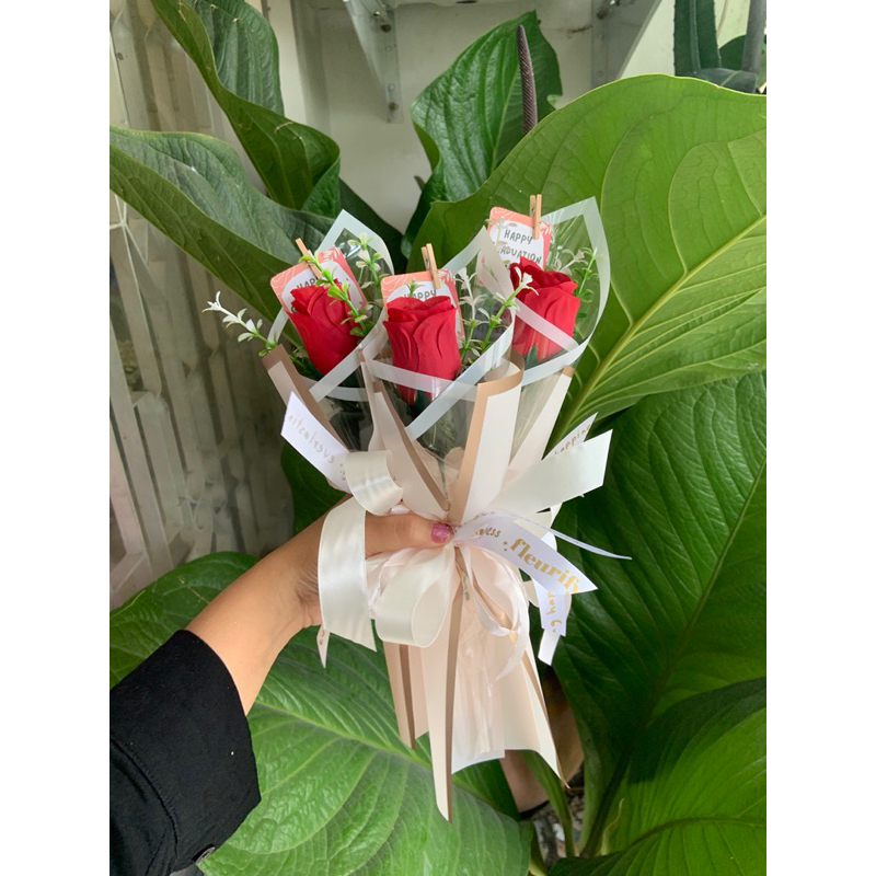 Jual Minis Rose Bunga mawar artificial - Bouquet murah buket rose mawar ...