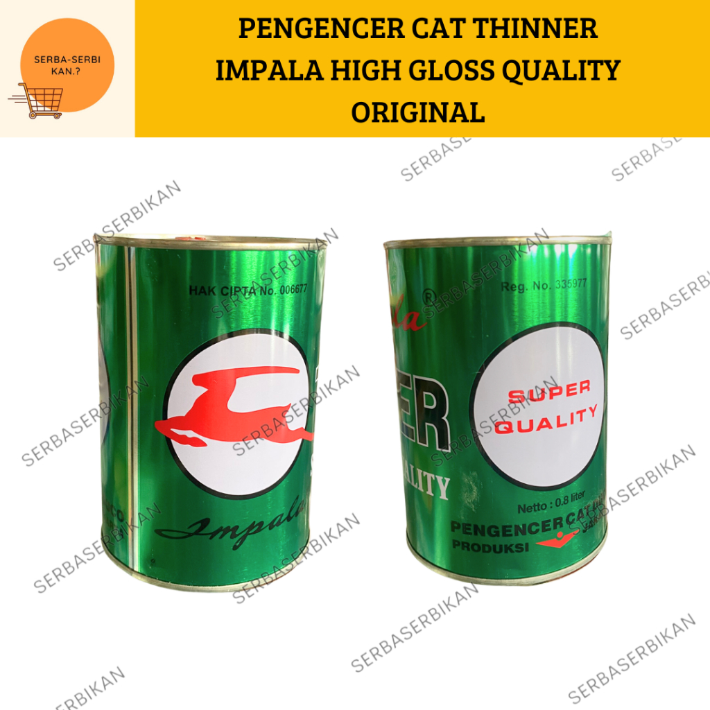 Jual THINER IMPALA TINER SUPER HIGH GLOSS PENGENCER/PENGKILAP CAT 0,8L ...