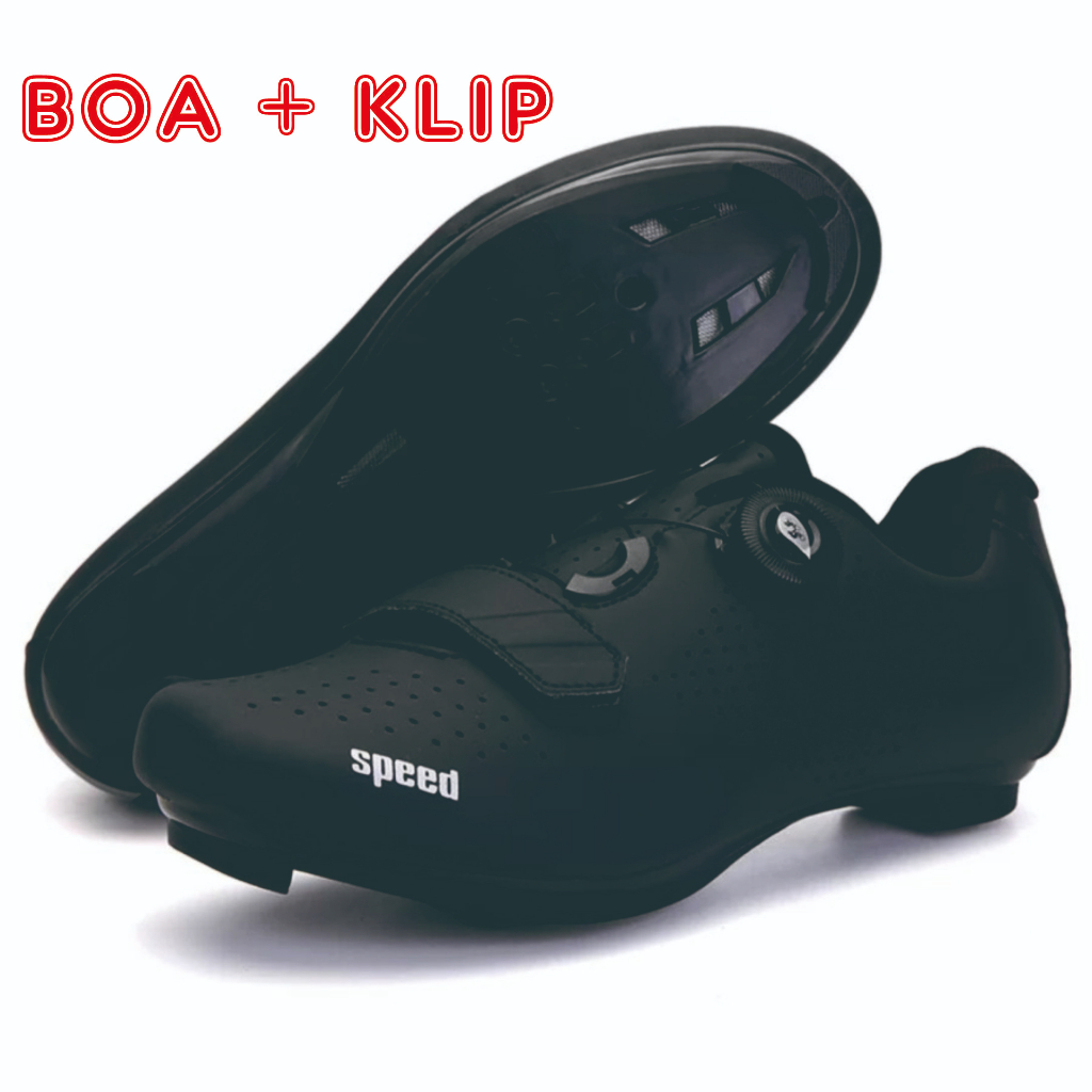 Jual Speed Sepatu Sepeda Multi Cleat MTB Roadbike Bicycle Shoes Cleats ...