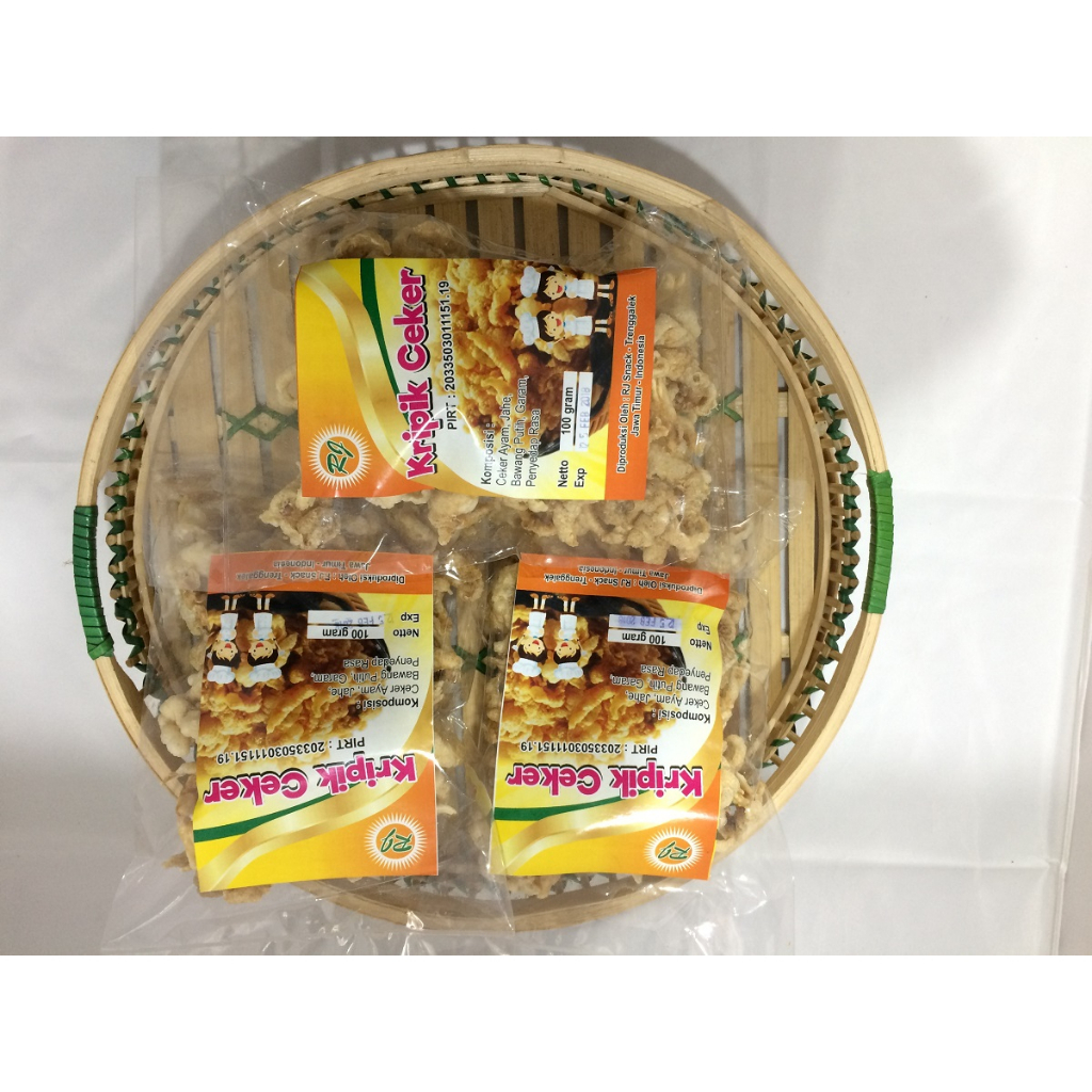 Jual KERIPIK CEKER AYAM RJ SNACK 100GR | Shopee Indonesia