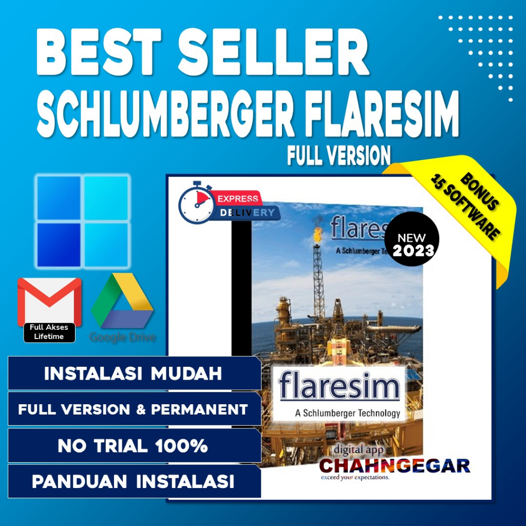 Jual Schlumberger Flaresim 2025 2023 Full Lisensi Lifetime Software ...