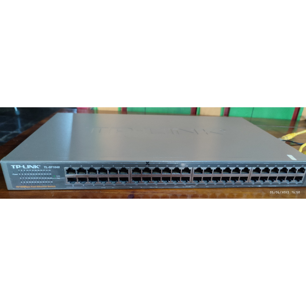Jual Switch Hub TP-Link Unmanageable SF1048 10/100, Body Full Baja, 48 ...