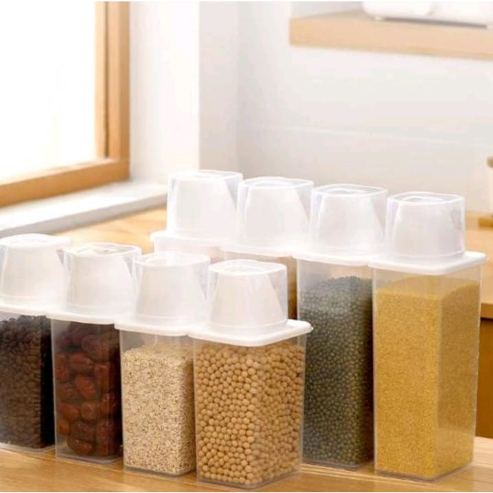 Jual Tupperware Toples Biji-bijian Aesthetic Kitchen Container | Shopee ...