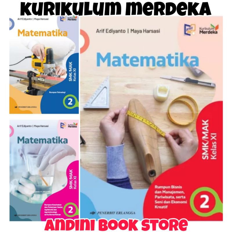 Jual BUKU MATEMATIKA KELAS 11 SMK/MAK KURIKULUM MERDEKA ERLANGGA | Shopee Indonesia