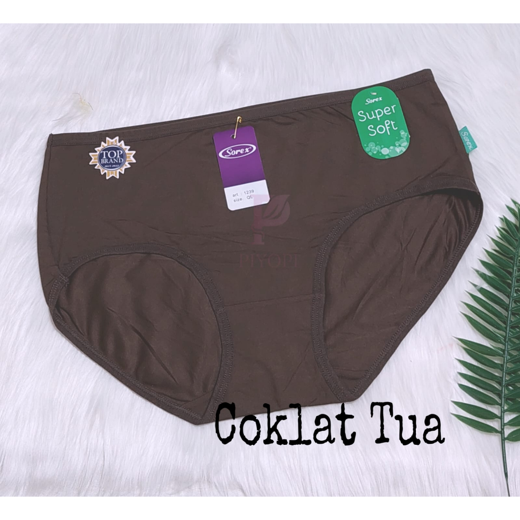 Jual Celana Dalam Sorex 1239 CD Super Soft XXL XL L Celana Dalam Wanita Basic Sorex Katun ...