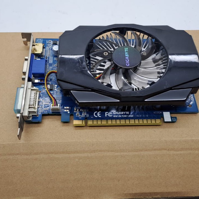 Jual VGA GIGABYTE GT 730 2GB DDR3 128 BIT 2ND | Shopee Indonesia