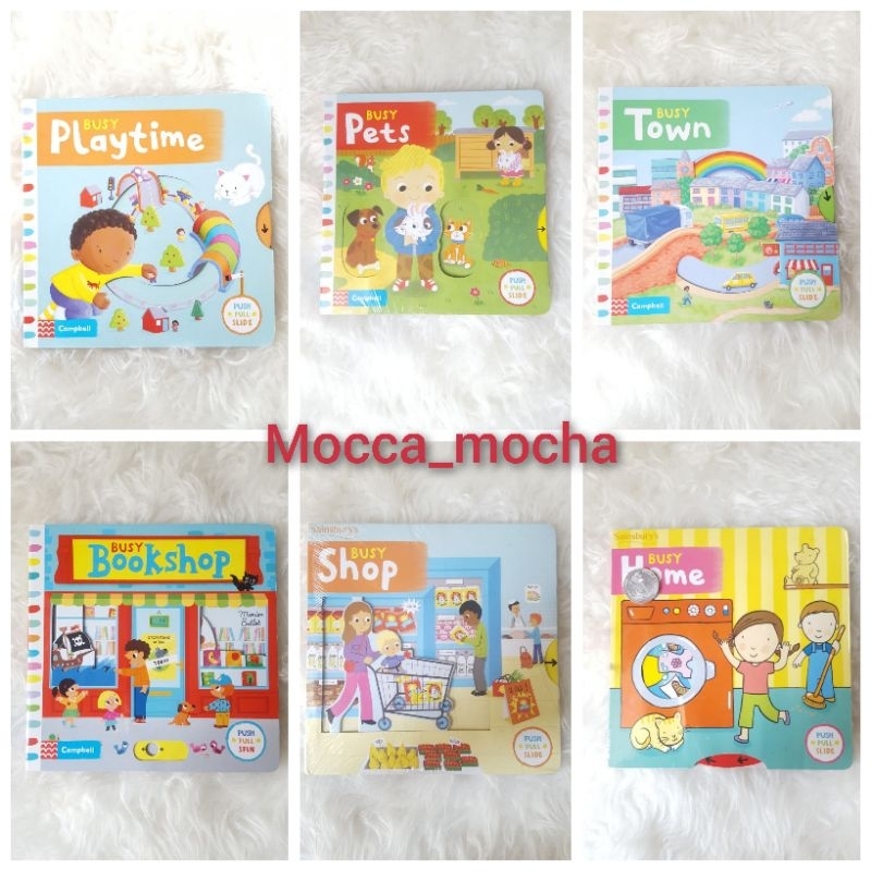 Jual Buku campbell busy pets/ busy shop/ busy playtime/ busy bookshop ...